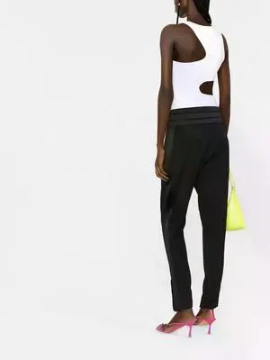 Balmain Tapered Wool Trousers