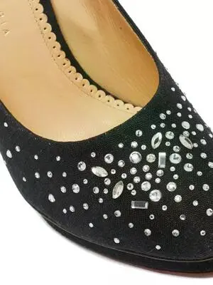 CHARLOTTE OLYMPIA Crystal-embellished Platform Pumps
