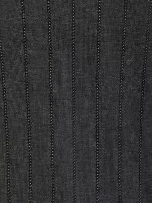 Brunello Cucinelli Sequin-stripe T-shirt