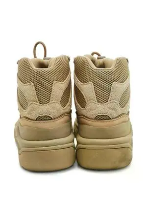 ADIDAS X YEEZY Desert Suede Mesh High-top Boots