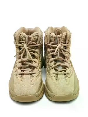 ADIDAS X YEEZY Desert Suede Mesh High-top Boots
