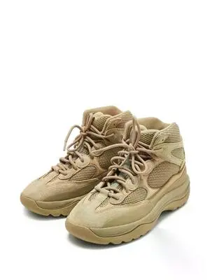 ADIDAS X YEEZY Desert Suede Mesh High-top Boots