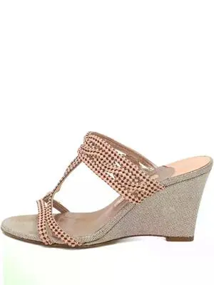 GINA Embellished Wedge Sandals