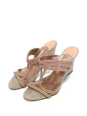 GINA Embellished Wedge Sandals