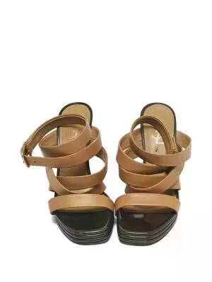 Saint Laurent Strappy Platform Sandals