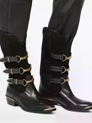 Isabel Marant Étoile Mexia Buckle Boots - Black