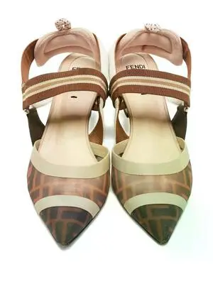 Fendi Colibri Slingback Pumps