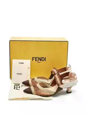 Fendi Colibri Slingback Pumps