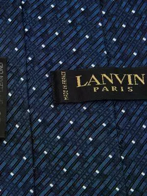 LANVIN Patterned Silk Necktie