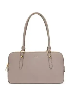 Furla Medium Boston Tote Bag - Grey