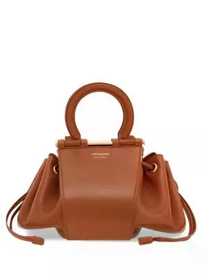 FERRAGAMO Gancini Detail Bucket Bag