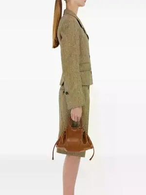 FERRAGAMO Gancini Detail Bucket Bag