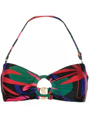 PatBO Tarsila Bandeau Bikini Top - Multicolour