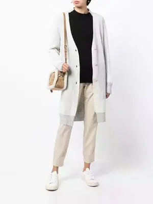 Lorena Antoniazzi V-neck Buttoned Cardigan Coat