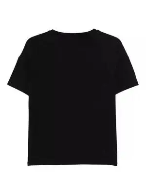 Liu Jo Embellished Print T-shirt - Black