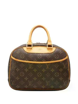 LOUIS VUITTON 2004 Monogram Trouville Handbag - Brown
