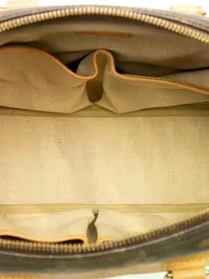 LOUIS VUITTON 2004 Monogram Trouville Handbag - Brown