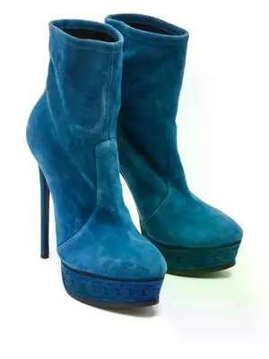 Casadei Suede Ankle Boots