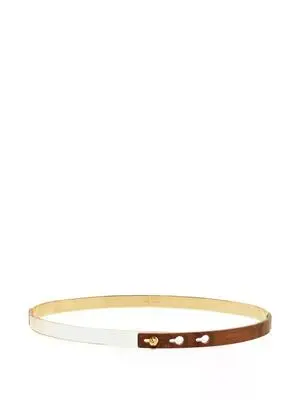 Fendi Debossed-logo Belt - Gold