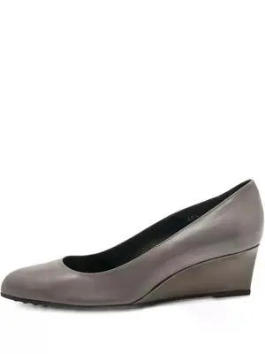 TOD'S Wedge Leather Pumps
