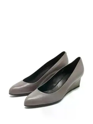 TOD'S Wedge Leather Pumps