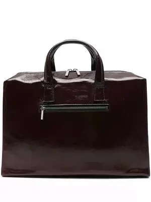 SAPIO Leather Top-handle Tote Bag