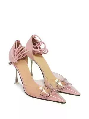 Mach & Mach Bow Leather Heels 10cm