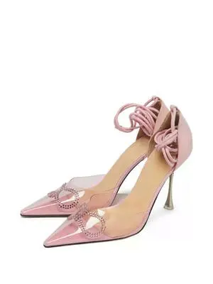 Mach & Mach Bow Leather Heels 10cm