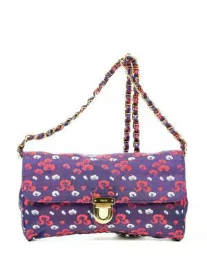 Prada Floral-print Shoulder Bag
