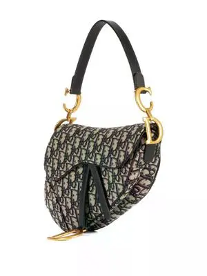 Dior Monogram Saddle Bag - Neutrals