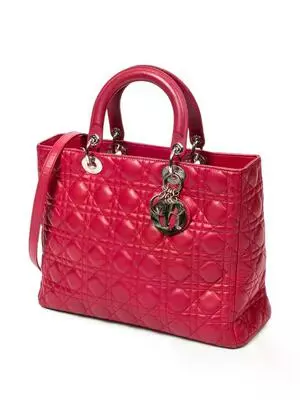 Dior Large Lady Tote Bag - Pink