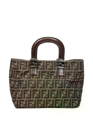 Fendi Logo Pattern Handle Bag