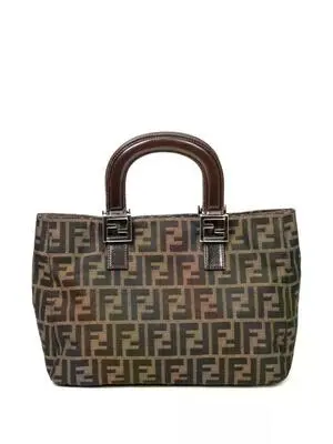 Fendi Logo Pattern Handle Bag