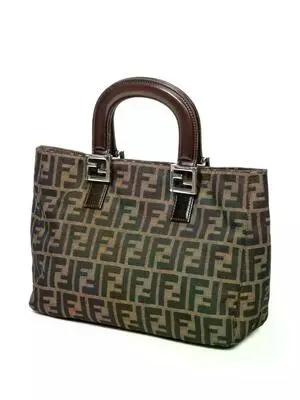 Fendi Logo Pattern Handle Bag
