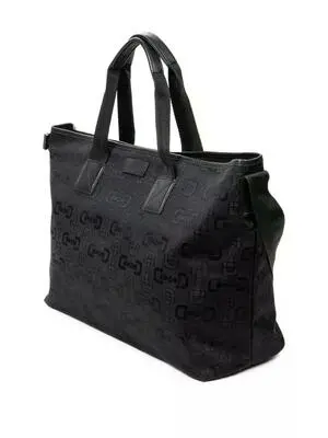 Gucci Medium Horsebit-print Tote Bag