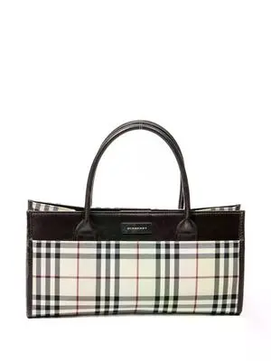 Burberry Check-pattern Handbag