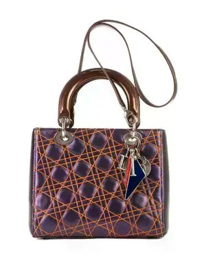 Dior 2000s Quilted-leather Shoulder Bag - Brown
