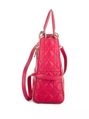 Dior Cannage Lady Handbag - Pink