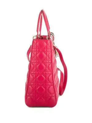 Dior Cannage Lady Handbag - Pink