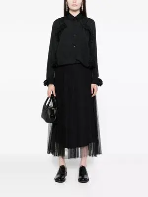 Noir Kei Ninomiya Ruffle Long-sleeve Shirt