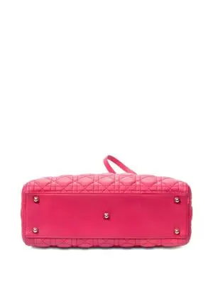 Dior Leather Tote Bag - Pink