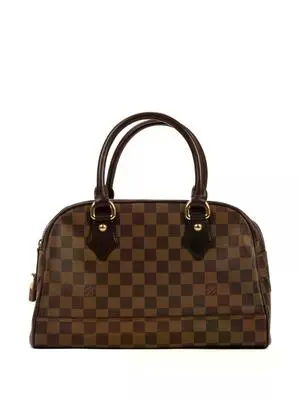 LOUIS VUITTON Damier Ebène Canvas Handbag