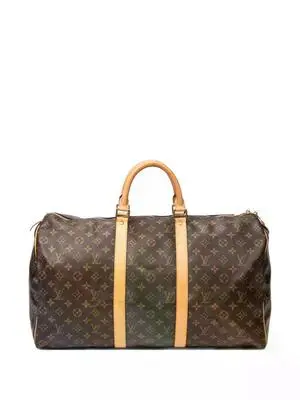 LOUIS VUITTON Keepall Monogram Canvas Luggage