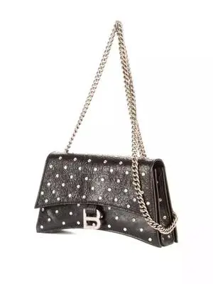 Balenciaga Leather Shoulder Bag - Black