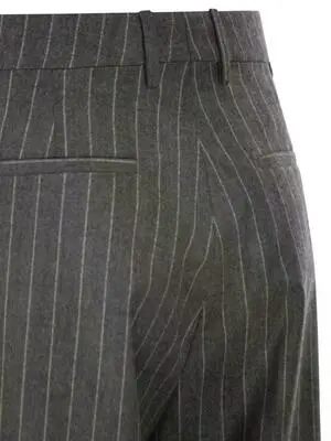 Tagliatore Pinstriped Wool Trousers