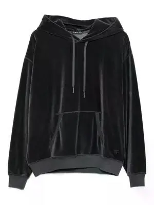 TOM FORD Hooded Pocket Sweatshirt - Grey