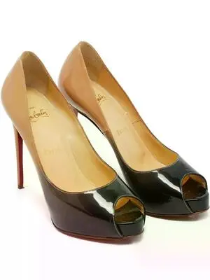 CHRISTIAN LOUBOUTIN Platform Peep Toe Heels