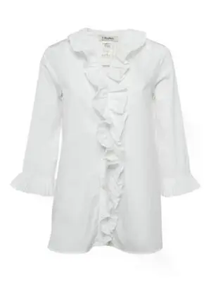 Max Mara Ruffle Buttoned Shirt