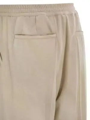 Fedeli Pleated Straight-leg Trousers - Neutrals