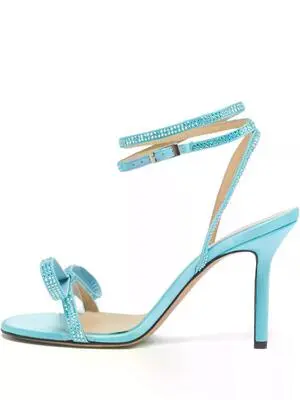 Mach & Mach Bow Crystal Sandals